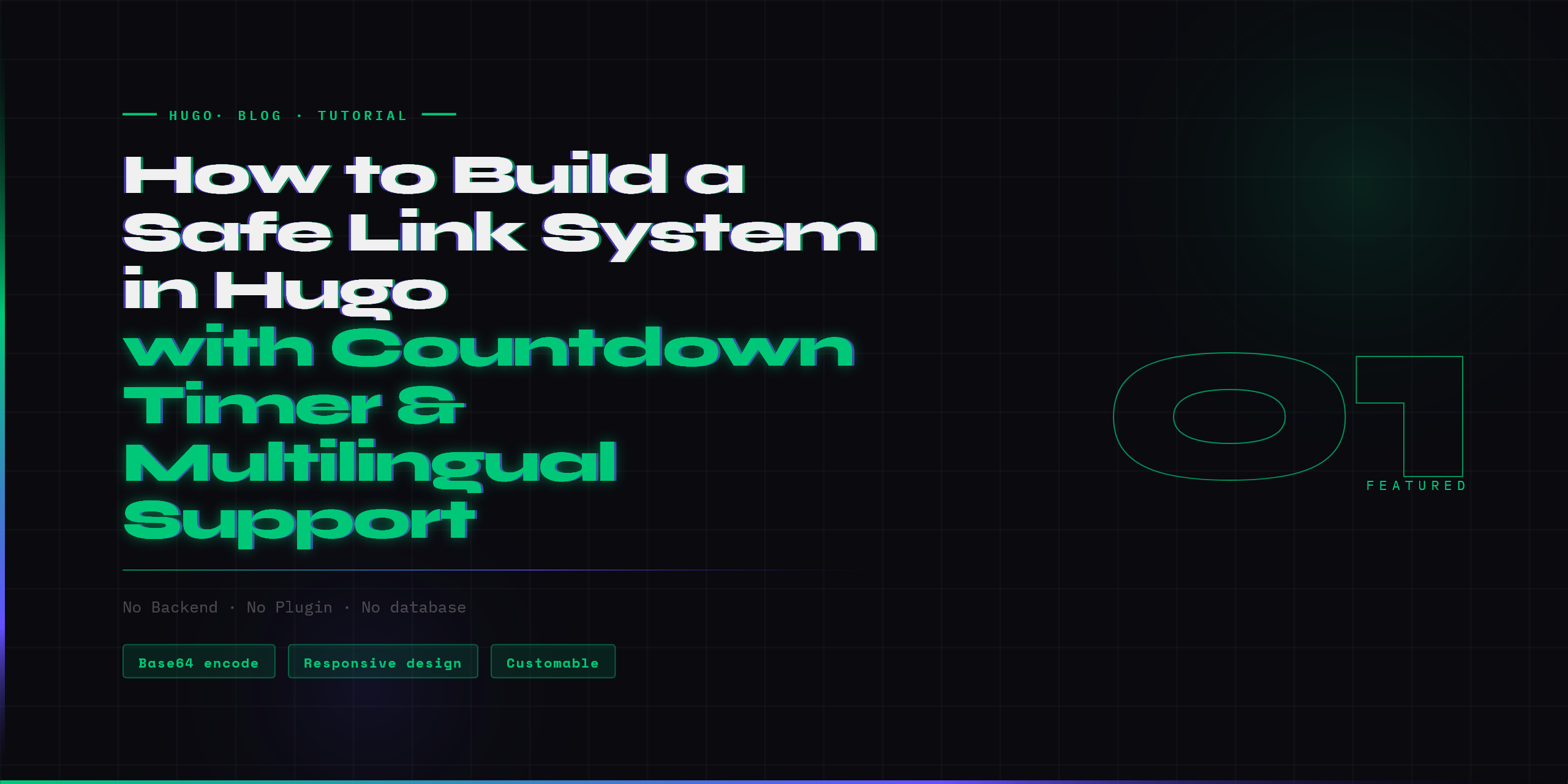 How to Build a Safe Link System in Hugo with Countdown Timer ...